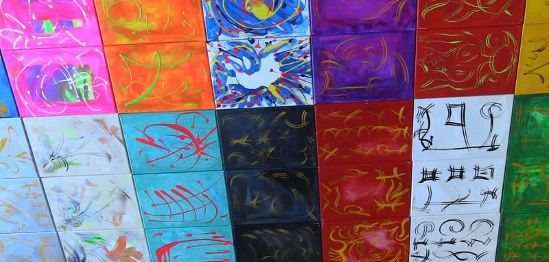 Michael St. Amand Artist -Scribble Series Detail 1